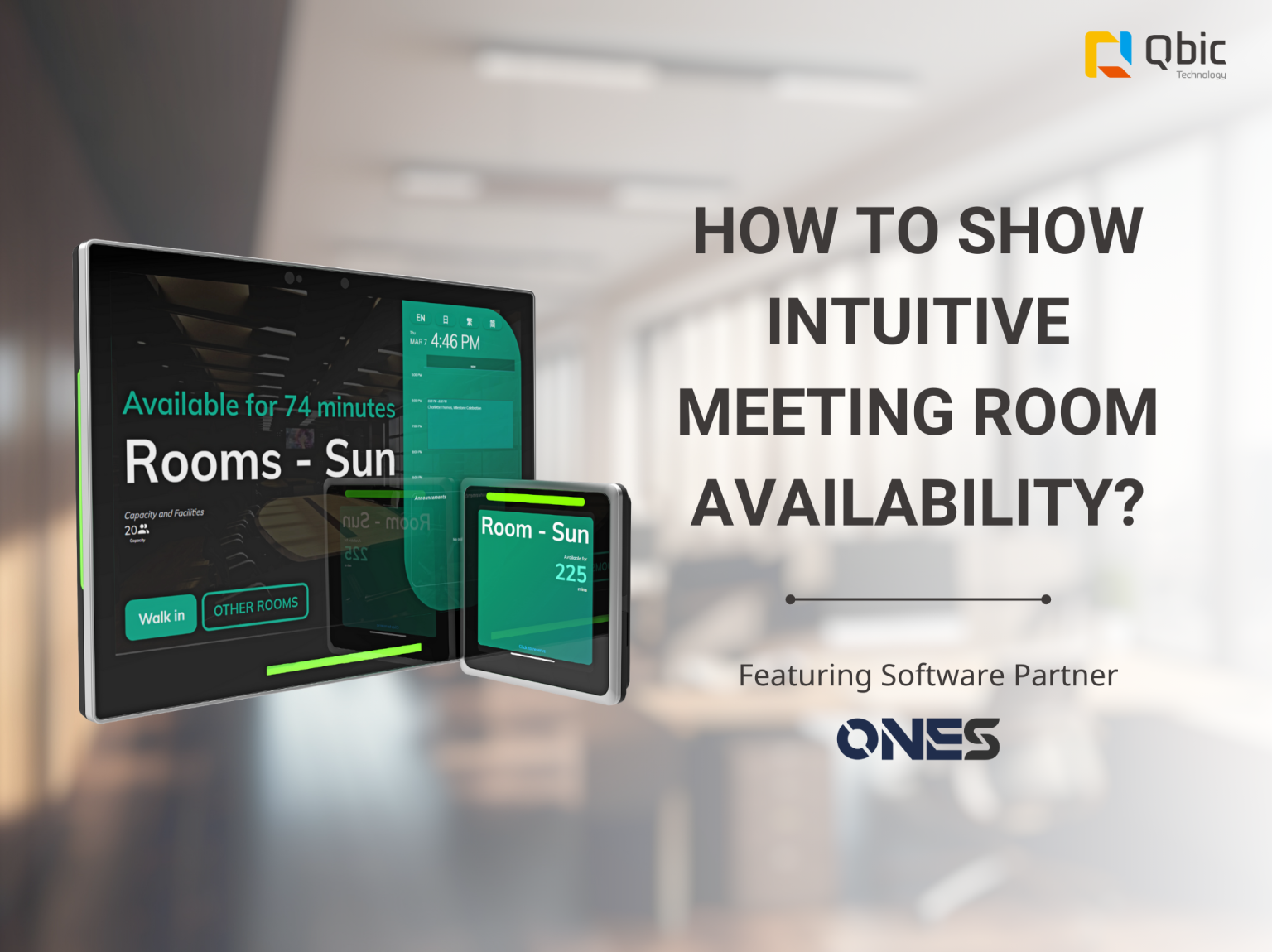 How to Show Intuitive Meeting Room Availability? - Qbic Technology
