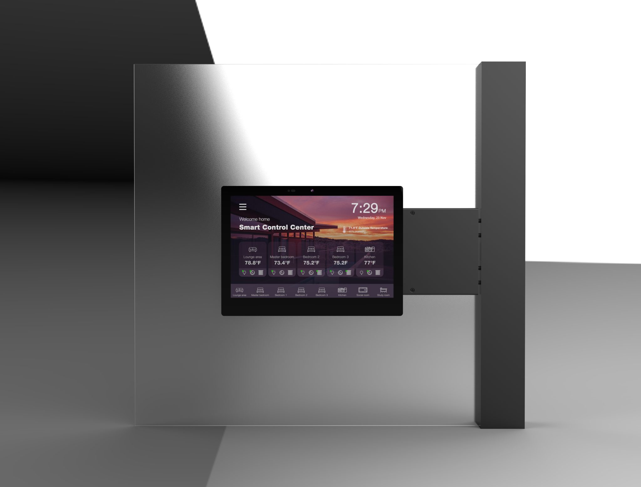 MS-2000 Mullion Mount - Qbic Technology